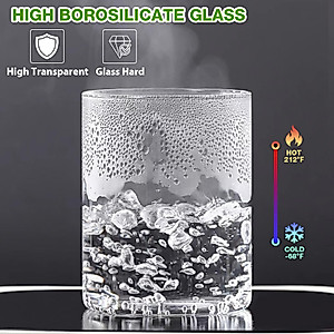 Mfacoy 4 Pack Glass Storage Jars with Airtight Bamboo Lid, 27 OZ Glass Canisters Set with Labels, Glass Food Storage Jar for Kitchen, Clear Container for Candy, Cookie, Coffee Beans, Snacks, Spices