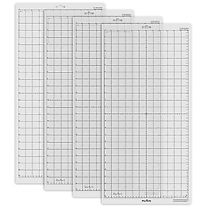 ReArt Standard Grip Cutting Mat for Silhouette Cameo 4 Packs 12" x 24" - Adhesive Cut Mat Replacement Set Matts Vinyl Craft