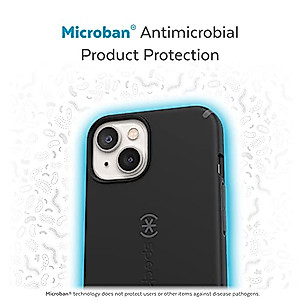 Speck iPhone 14 & iPhone 13 Case - Slim Phone Case with Drop Protection, Scratch Resistant with Soft Touch for 6.1 inch iPhones - Dual Layer Case, Black/Slate Grey CandyShell Pro