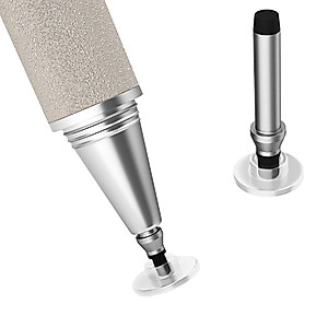 Replacement Disc Tips, High Precision Fine Point Round Disk for 2 in 1 Series Stylus Pen, Clear (4 Pack)