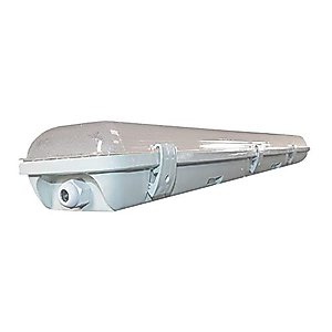 Orilis 2 Ft 36W Commercial Indoor/Outdoor Integrated Vapor Tight Waterproof Water Resistant Anti-Fogging LED Fixture - 4500K - 3,600 Lumens
