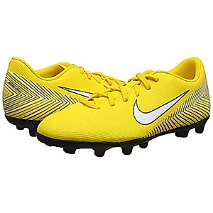 Nike Vapor 12 Club NJR FG/MG Mens Soccer-Shoes AO3129-710_10.5 - Amarillo/White-Black