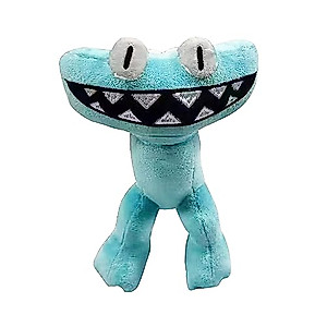 Koveviuy Cyan Rainbow Friends Chapter 2 Plush - 15" Stuffed Animal Doll Toy, Perfect for Children and avid Gamers, an Excellent Choice for Holidays and Birthdays.
