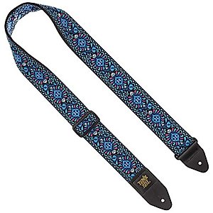 Ernie Ball Jacquard Guitar Strap, Indigo Orchid (P04097), 41" - 72"