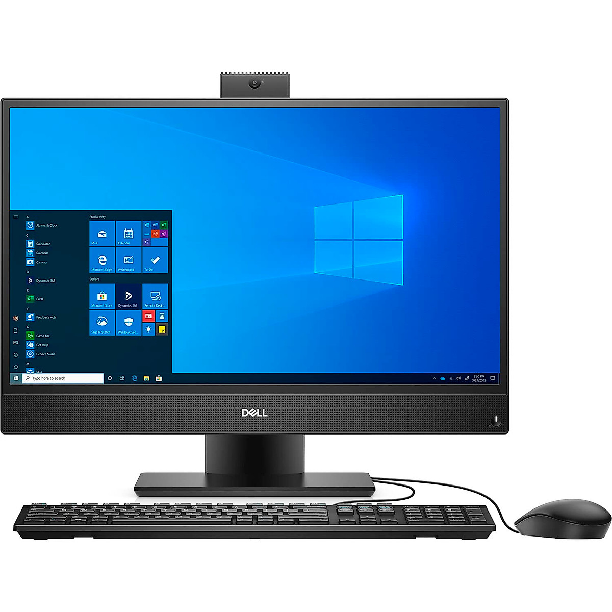 Dell OptiPlex 3280 21.5" Full HD All-in-One Desktop Computer - 10th Gen Intel Core i5-10500T 6-Core up to 3.80 GHz Processor, 8GB DDR4 RAM, 256GB NVMe SSD, Intel UHD Graphics 630, Windows 10 Pro