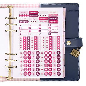 Pukka Pad, Carpe Diem A5 Planner with Weekly, Monthly Undated Inserts, 10 X 9.5 X 2 Inches, Disty Floral