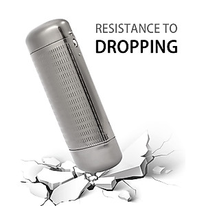 Philley Aluminum Metal Pocket Ultra-Light Silver Eyeglasses Glasses Case (Striped-Grey)