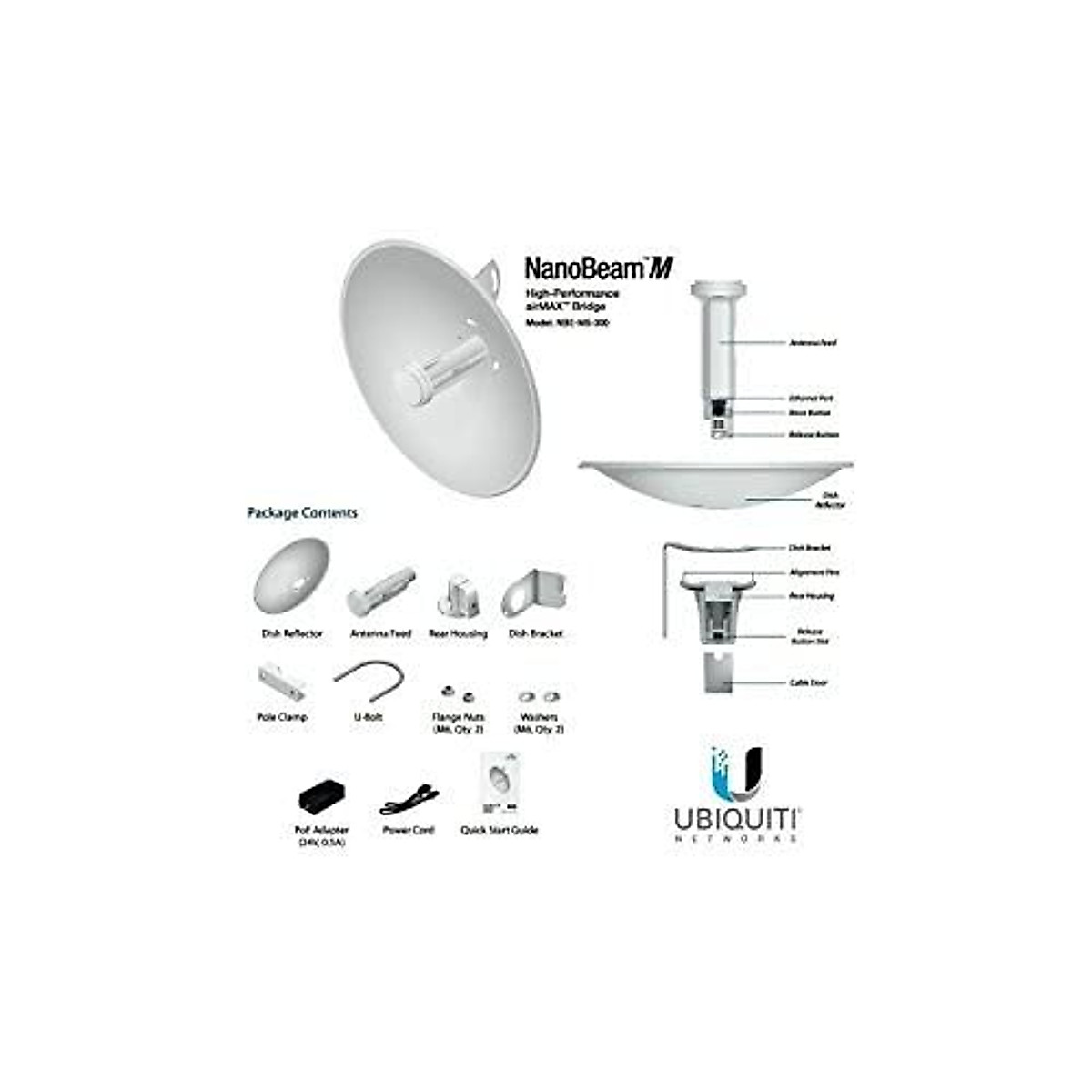 Ubiquiti Networks Pbe-M5-300 5ghz Powerbeam Airmax