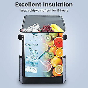 ZAKEEP Cooler Backpack, 36 Cans Multifunctional Leakproof Cooler Backpack with Padded Top Handle, Mesh Pocket for Camping BBQ (White)