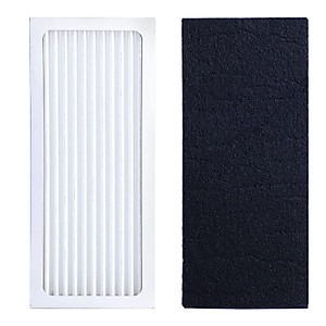 Aulavik 2 Pack Replacement HEPA Filter Kit 2+8 Compatible with Hamilton Beach TrueAir Compact Pet 04383 04384 04385 04386 Air Purifier, 990051000