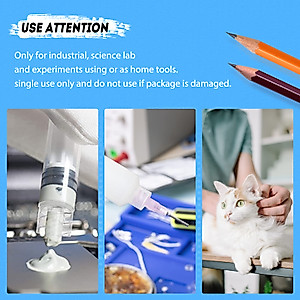 SHAOTONG 1ml 30 Gauge 1cc 1/2 Inch 13 mm for Labs Industrial Disposable Dispensing Supplies, 100 Pack