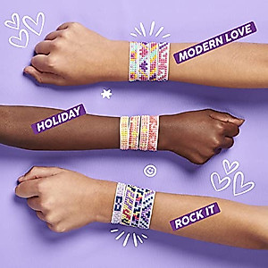 Blingle Bands DIY Gem Friendship Bracelet, 5 Band On The Go Starter Pod in 6 Piece CDU - Arts & Craft Activity for Ages 7 and Up