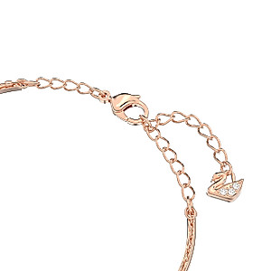 SWAROVSKI Sublima Bangle Bracelet, Rose Gold Tone Finish, Clear Crystals