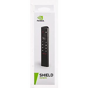 NVIDIA SHIELD Remote; Voice Search, Motion-Activated, Backlit Buttons, Customizable Menu Buttons, and IR Blaster to Control your TV
