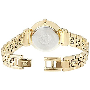 Anne Klein Women's AK/2158GYGB Gold-Tone Bracelet Watch