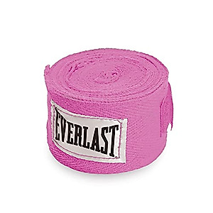 Everlast Hand Wraps (120-Inch, Pink)