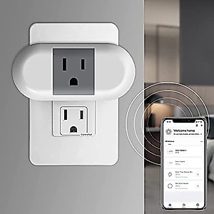 UCOMEN Smart Plug WiFi Outlet Mini Wall Charger Work with Alexa, Echo and Google Home &IFTTT, Night Light， Remote Control, Timer Function，4 Pack