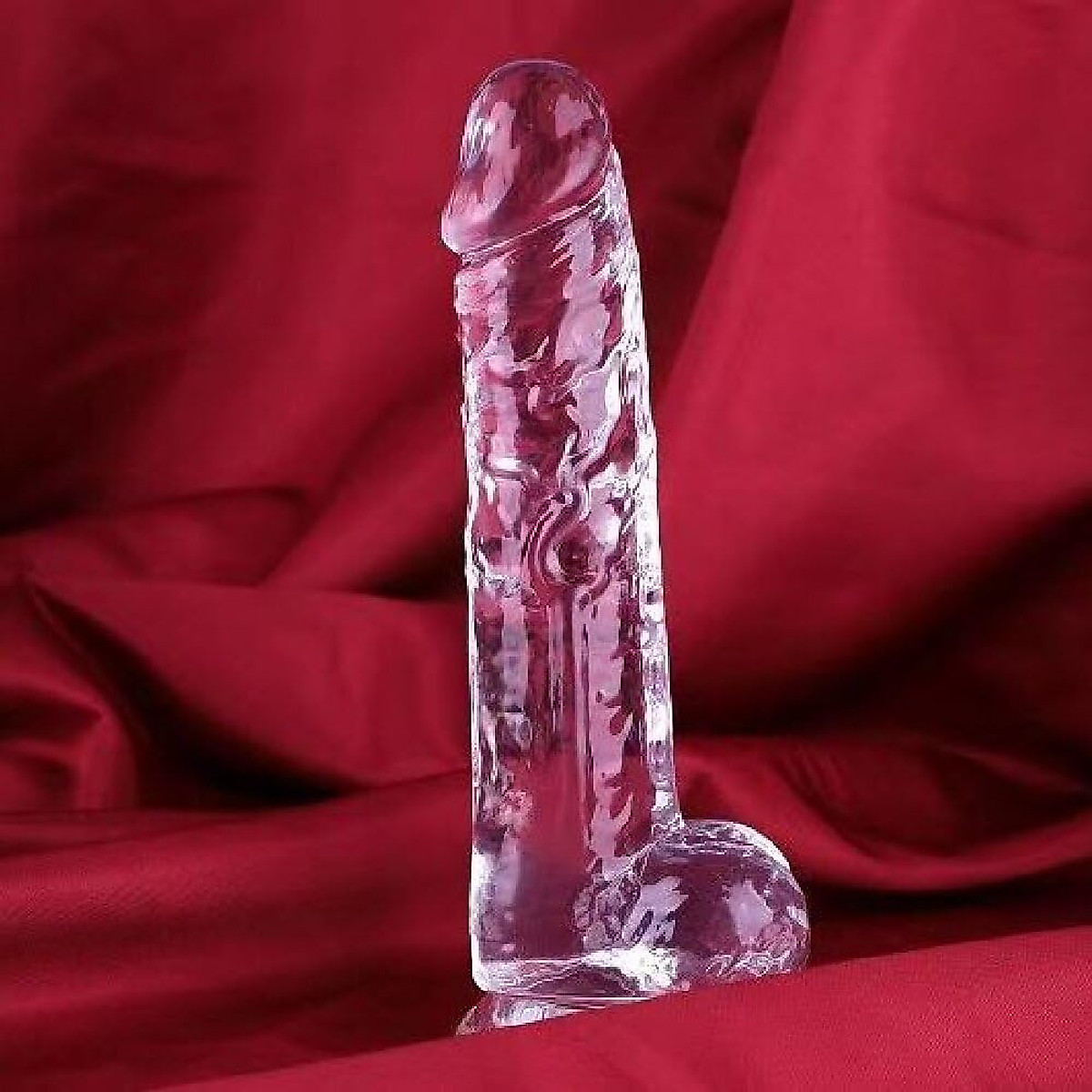 7.2 inch Realistic Dildo with Strong Suction Cup, Jelly Dildo,with Body-Safe Material for Beginner, Women,Men and Gay