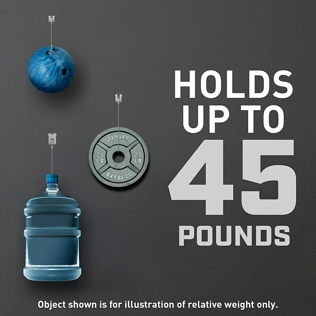 3M CLAW 15, 25 and 45 lb. Drywall Picture Hanger Variety Pack With Spot Markers, Heavyweight Hanging Solution for Room Decor and Office Decor, Including Mirrors or Large Art – 8 Pack