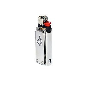 LighterBro Micro Compact Stainless Steel Lighter Sleeve