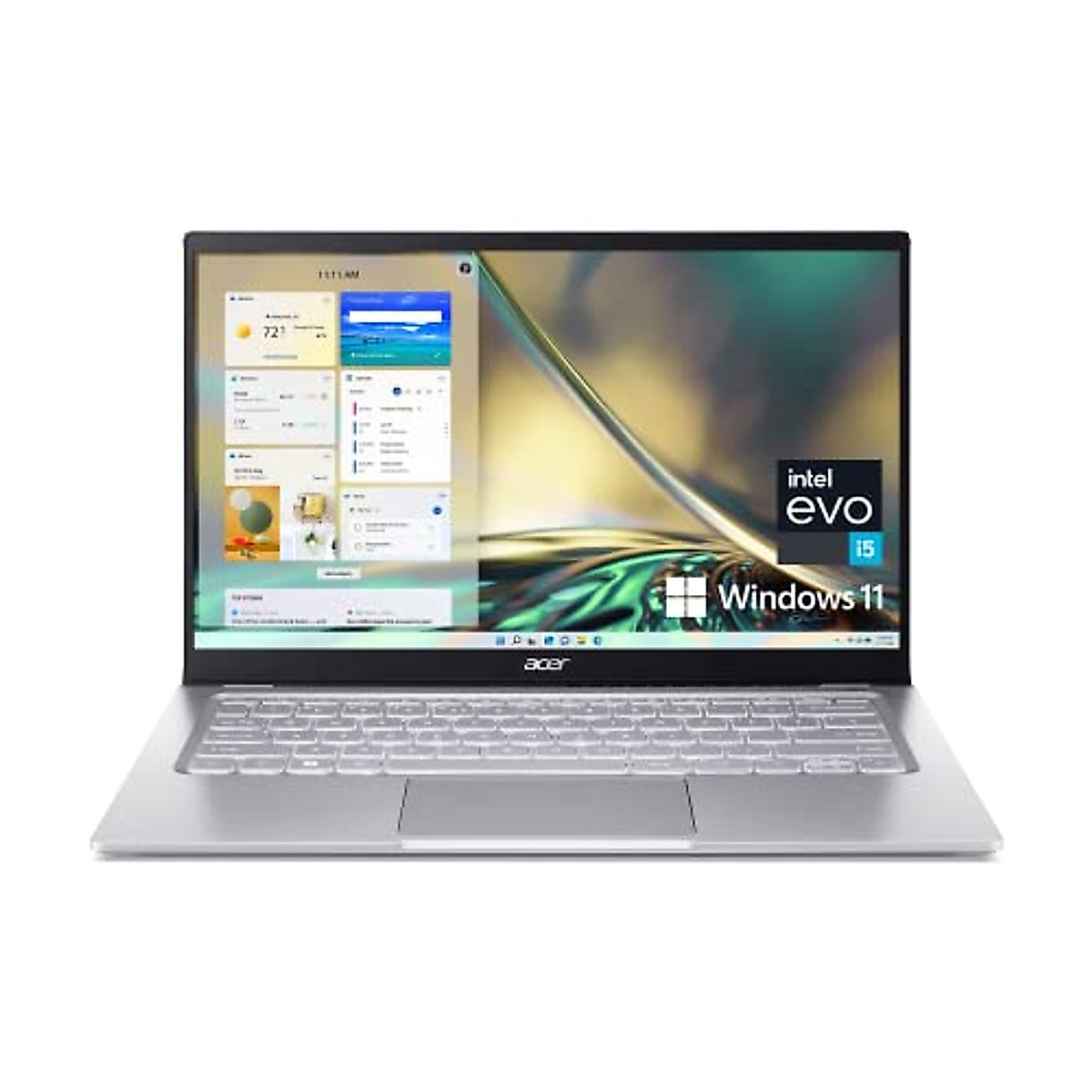Acer Swift 3 Intel Evo Thin & Light Laptop | 14" FHD 100% sRGB | Intel Core i5-1240P | Intel Iris Xe Graphics | 8GB LPDDR4X | 512GB SSD | Killer Wi-Fi 6E AX1675 | Windows 11 Home | SF314-512-53L0
