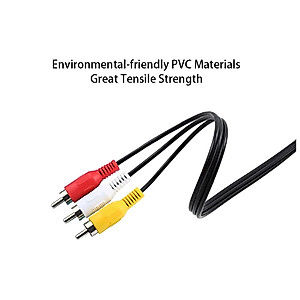 RUITROLIKER Power Supply AC Charger Power Adapter With AV Cable RCA TV Cord for SNES NES GENESIS Console