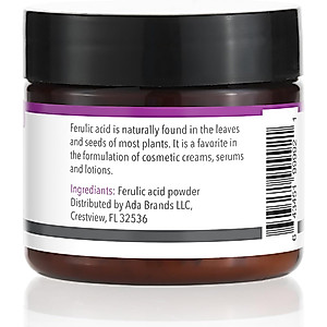 Pure Ferulic Acid Powder | Stabilizes Vitamin C | for use in DIY Creams and serums