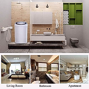 ZLXDP Mini Washing Machine Small Mini Large Capacity Single Barrel Semi-Automatic Single Cylinder Household