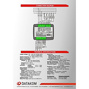 DATAKOM DK-45 Electric Motor Driven Compressor Controller