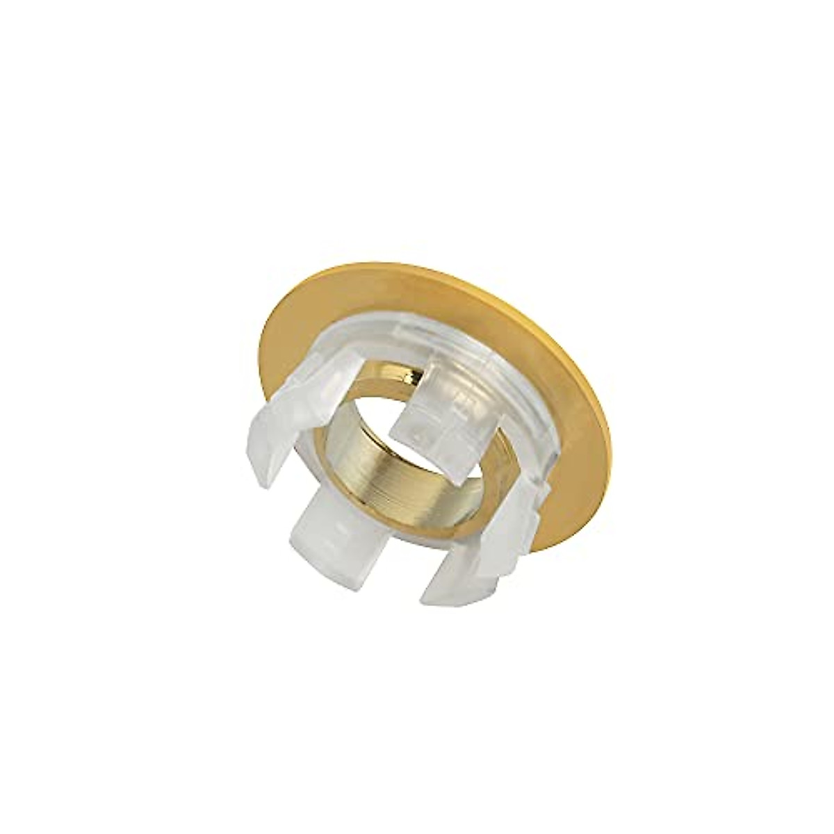 Zeesink Sink Overflow Cover,Basin Trim Overflow Cover for Bathroom Sink,Gold Color