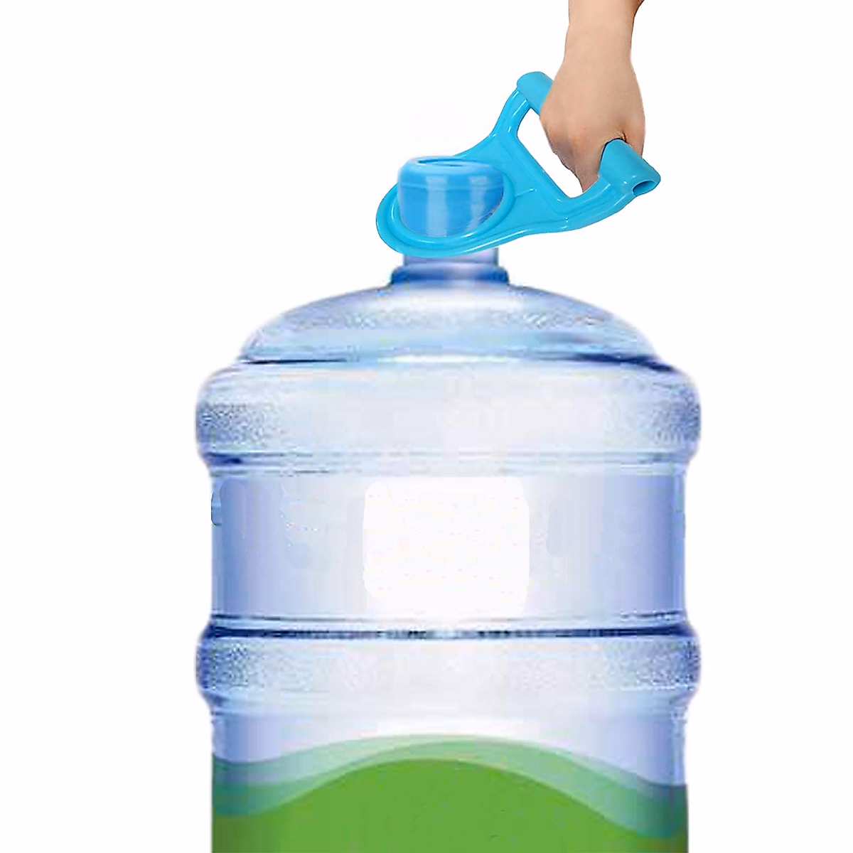 2 Pack Advanced Ergonomic 2nd Gen 5 Gallon Drinking Water Bottle Handle Bottle Carrier Lifter with Rubberized Anti-Slip Holder