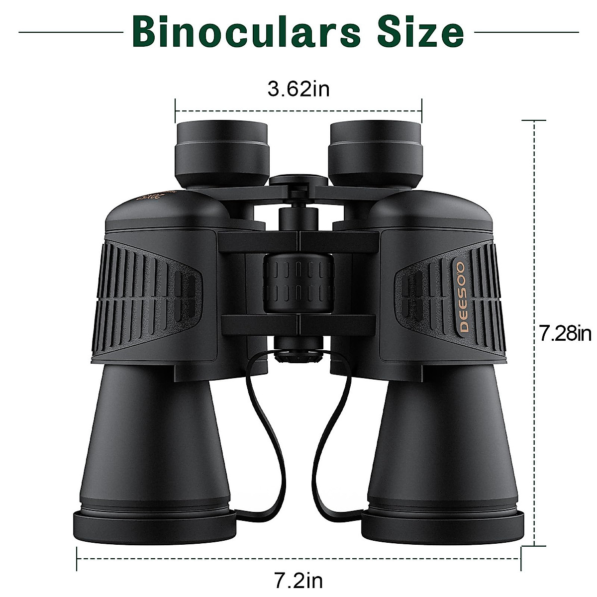 Binoculars for Adults High Powered - 20x52 HD Large View with Clear Low Light - Professional Binoculars for Bird Watching Hunting Stargazing Football Travel Cruise Outdoor Sports with Carrying Bag
