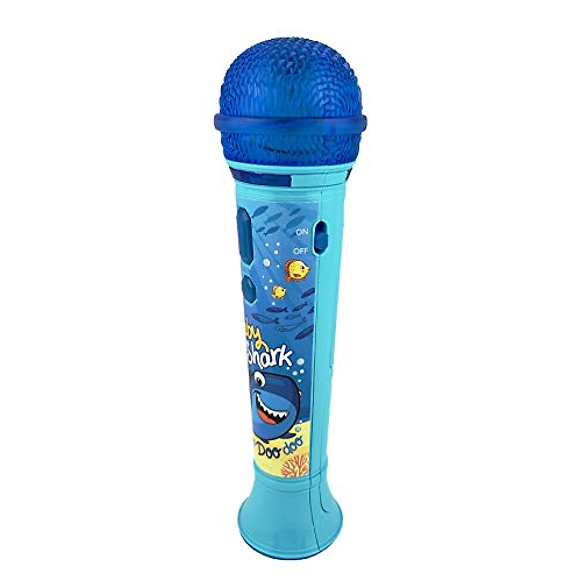Baby Shark Singalong Microphone for Kids, Toy Microphone with Built-in Music and Flashing Lights, Baby Shark Toy For Kids Aged 3 and Up