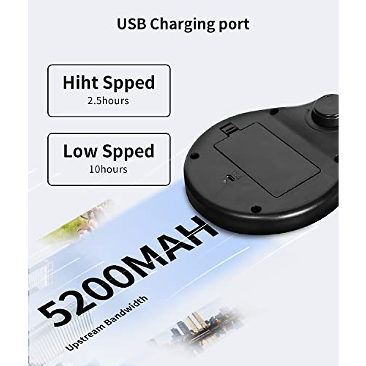 BEESTAR Battery Operated Fan, 10 Inch Rechargeable Fan Portable,High Velocity Fan with Metal Blade Run Up to 10 Hours,5200 mAh Battery Powered Fan for Garage, Backyard, Camping, Travel