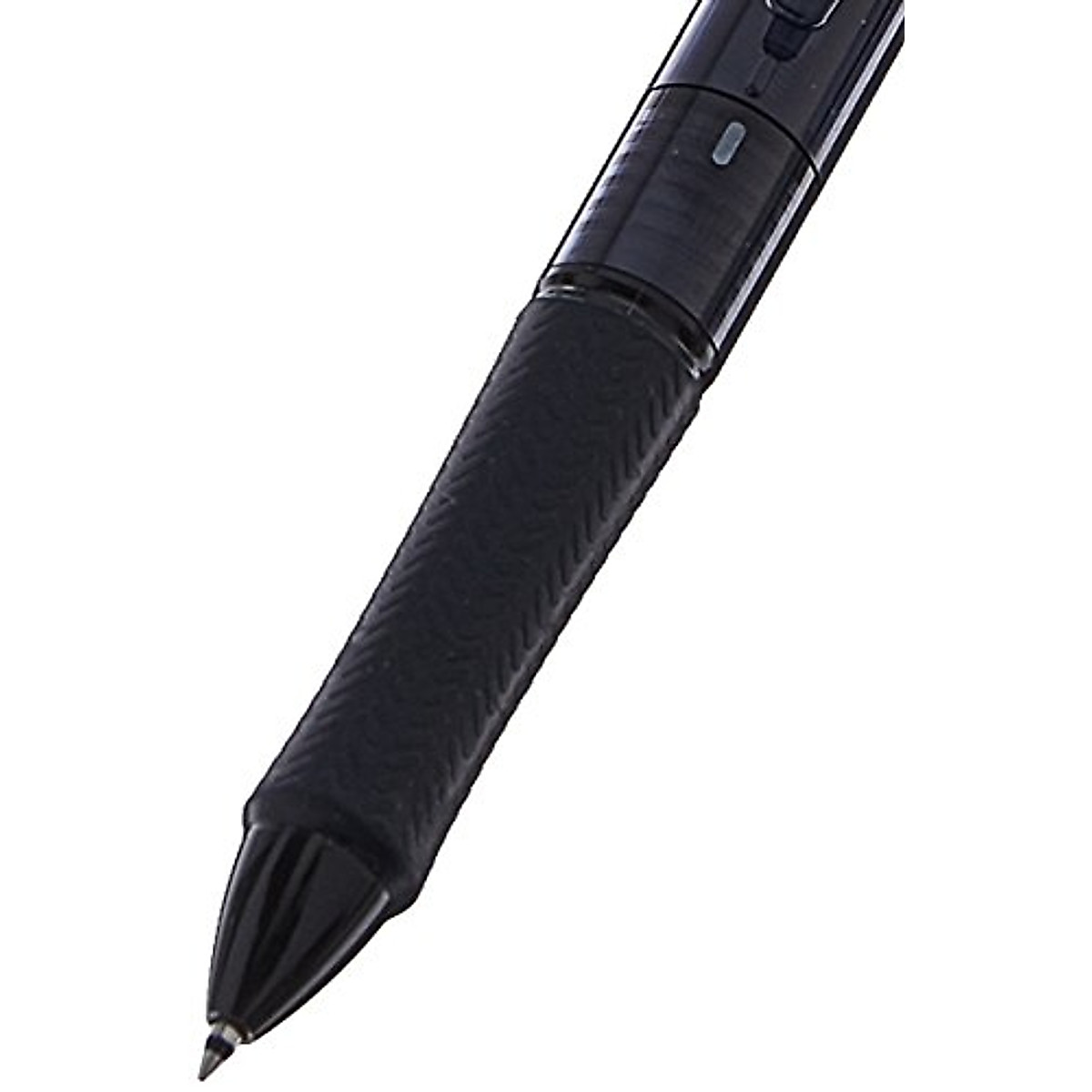 PILOT BKAS-60F-CBY 3 color Acro Ballpoint Pen with Highlighter Acroball Spotliter, Black/Red/Blue Ink, Clear Black Body with Yellow Highlighter
