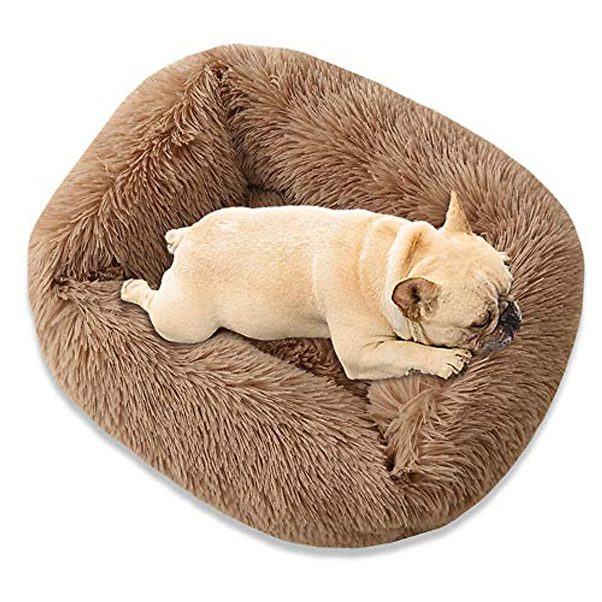 YITON Pet Bed Dazzle Blue Plush Square Pet Beds For Small Medium Large Dogs Super Soft Winter Warm Sleeping Mats For Cats 1Pcs Xs