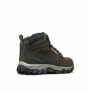 Columbia mens Newton Ridge Plus Ii Waterproof Hiking Boot, Cordovan/Squash, 10 US
