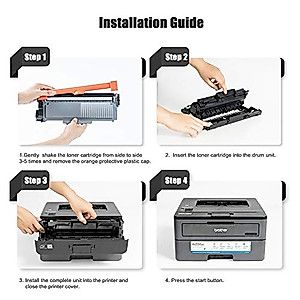 DIGITONER Compatible TN580 TN650 TN620 Toner Cartridge – TN-580 TN-650 TN-620 High Yield Toner Cartridge Replacement for Brother Laser Printer – Black [2 Pack]