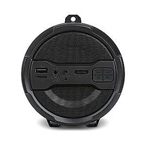 Audiobox Subzooka Boombox Portable Bluetooth Speaker Deep Bass with Radio, FM, USB, AUX, 3" Woofers (Black)