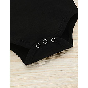 Newborn Baby Boys Romper 3PCs Set Clothes Infant Baby Bear Bodysuit Pants Hat Fall Winter Outfits Stuff Set 3-6M