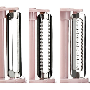 LYXIANG Multifunctional Three-in-One Peeler with Cover, Household Fruit Potato Peeler, Ginger Garlic Grinder, Melon Peel Grater 2 pcs,C