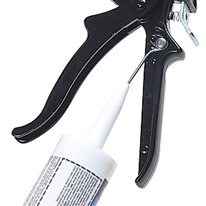 COX 41004 Chilton 10.3-Ounce Cartridge Rotating Cradle Manual Caulk Gun, Steel