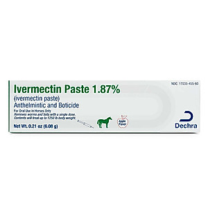 Dechra Ivermectin Paste 1.87% | Horse Dewormer Paste