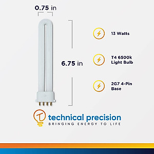 Technical Precision Replacement for LIGHT BULB/LAMP PL 120V 13W 6400K