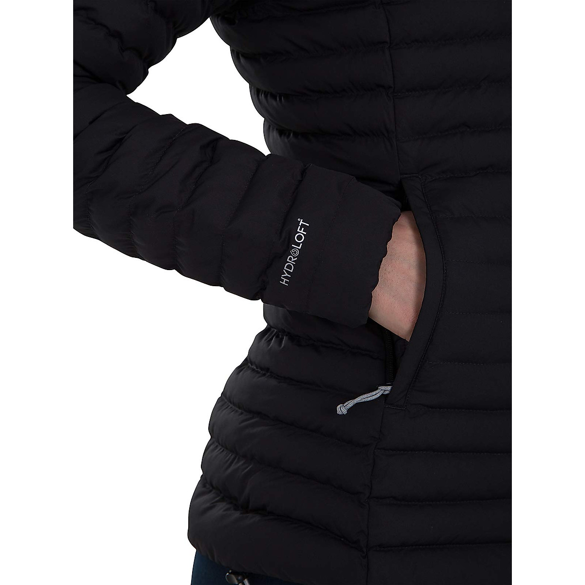 Berghaus Women's Standard Puffer Insulated Jacket Water Repellent Nula, Non-Hooded Jet Black