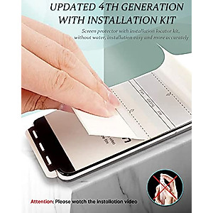 Tamoria [2+2 Pack Compatible for Samsung Galaxy S23 Ultra Privacy Screen Protector + Camera Lens Protector 9H Tempered Glass Black Anti-Explosion Anti-spy Screen Film for Samsung S23 Ultra 5G