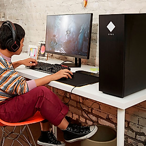 OMEN 25L Gaming Desktop PC, NVIDIA GeForce RTX 2060, 10th Generation Intel Core i7-10700F Processor, HyperX 16 GB RAM, 512 GB SSD and 1 TB Hard Drive, Windows 10 Home (GT12-0060, 2020), Shadow black
