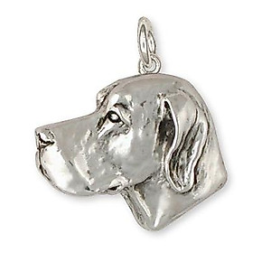 Esquivel and Fees Great Dane Jewelry Sterling Silver Great Dane Charm Handmade Dog Jewelry DN2-C