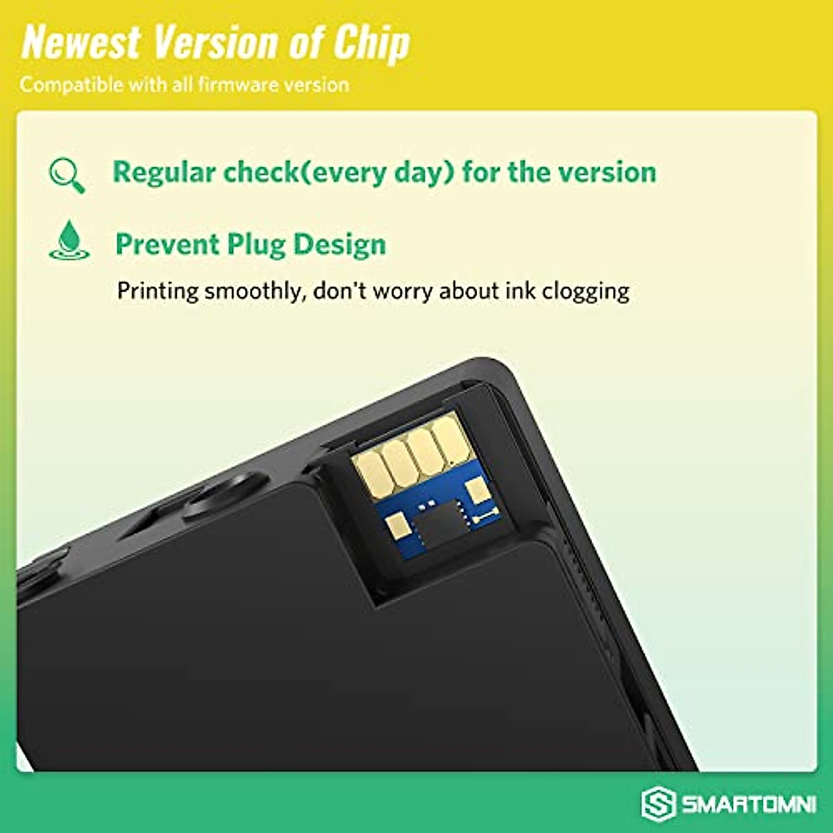 S SMARTOMNI 952XL Ink Cartridges Black Combo Pack with Upgraded Chip Replacement for HP 952 XL Ink Cartridge for HP Officejet Pro 8710 7740 8210 7720 8720 8200 7730 8715 8725 8745 8747 8736 (2 Pack)