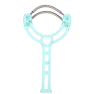 Hair Epilator Tool, Face Hair Remover, Portable Spring Design for the Lips Hair for Quickly and Thoroughly Remove Small Hair Cheeks Upper Lip(green)